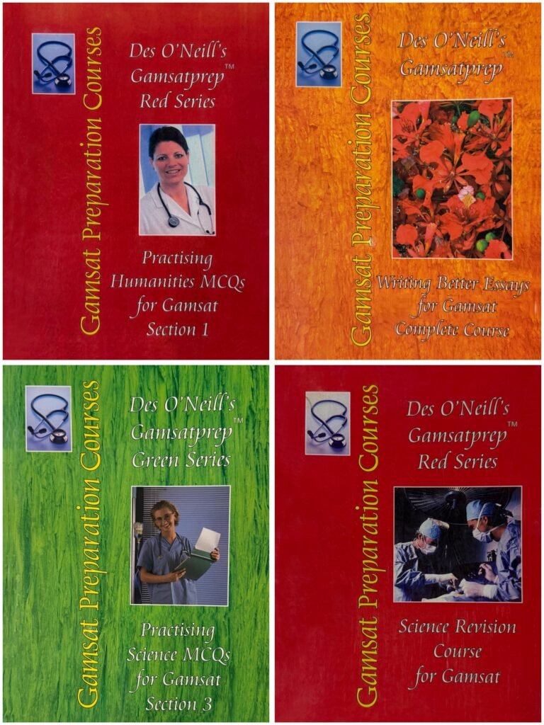 Des O’Neill's GAMSAT Preparation Courses - Des O'Neill's GAMSATprep