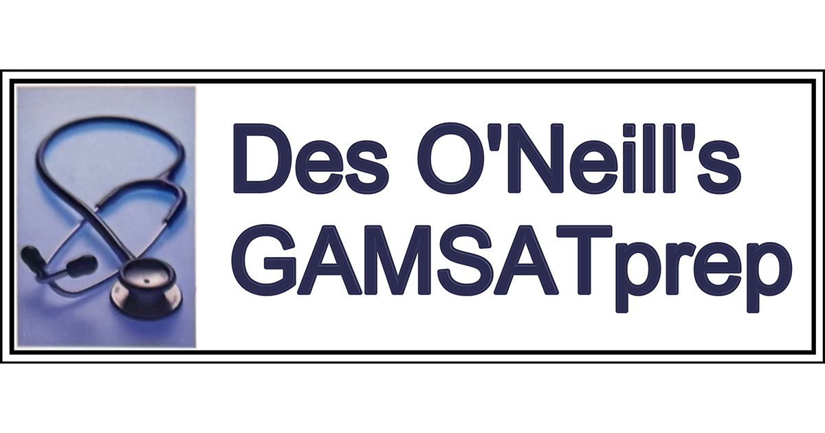 Des O’Neill's GAMSATprep